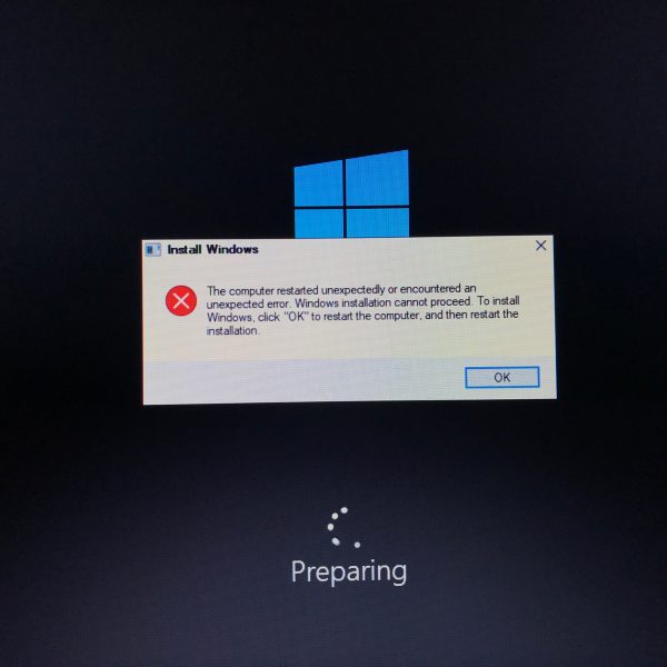 Sửa lỗi "The computer restarted unexpectedly or encountered an ...