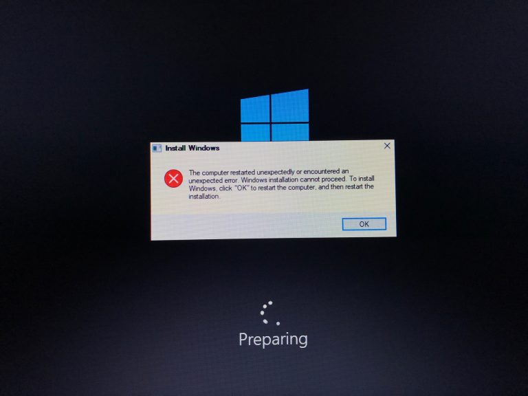 Sửa lỗi "The computer restarted unexpectedly or encountered an ...